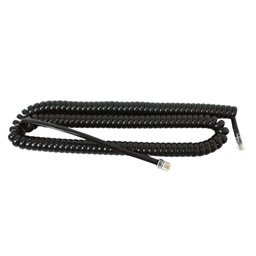 PANASONIC IP PROPRIETARY PHONE CURL CORD W/PLUG (BLACK) (KX-DT521, KX ...